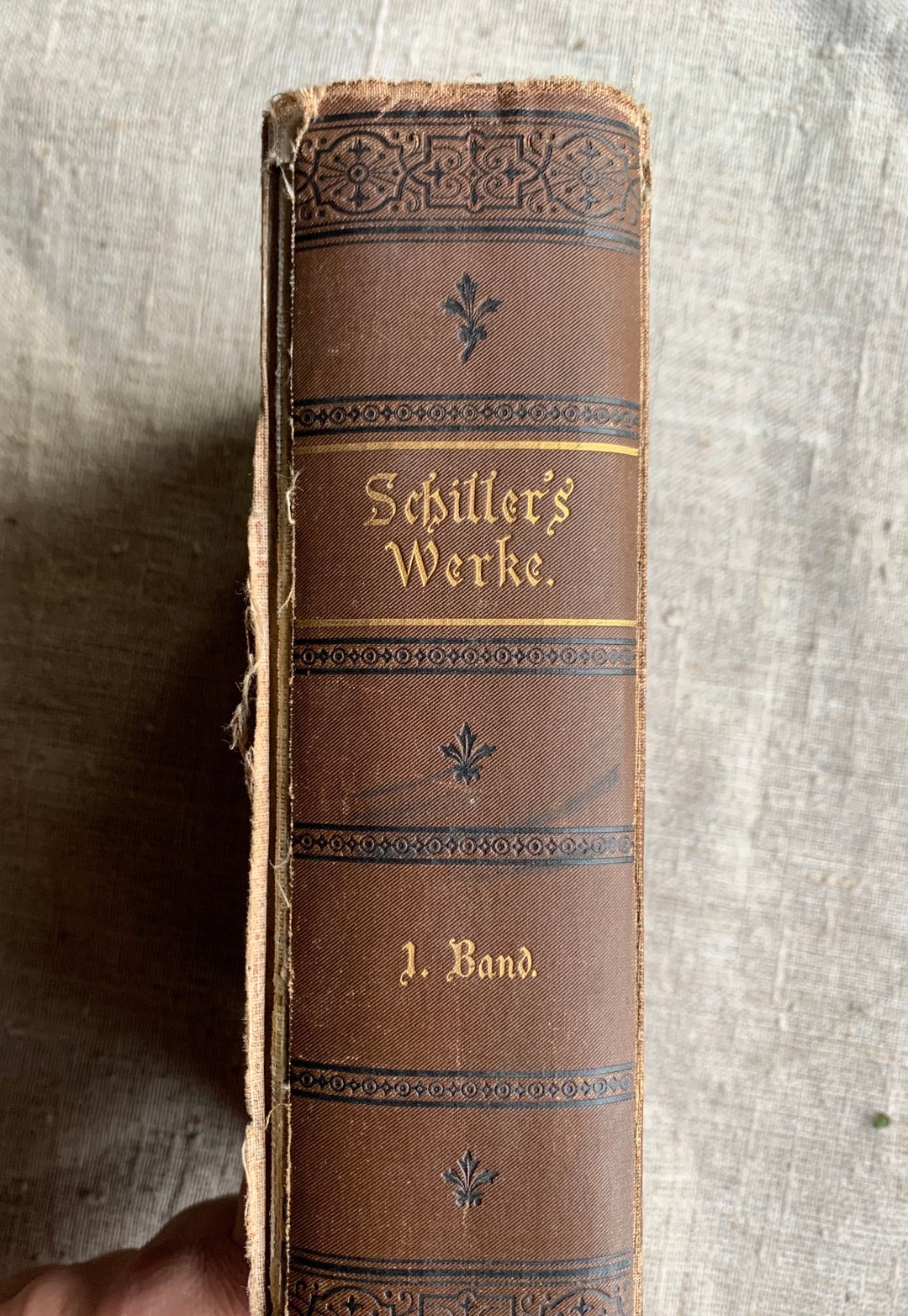 Schiller' S Werke 1. Band German Antique Book University Classical ...