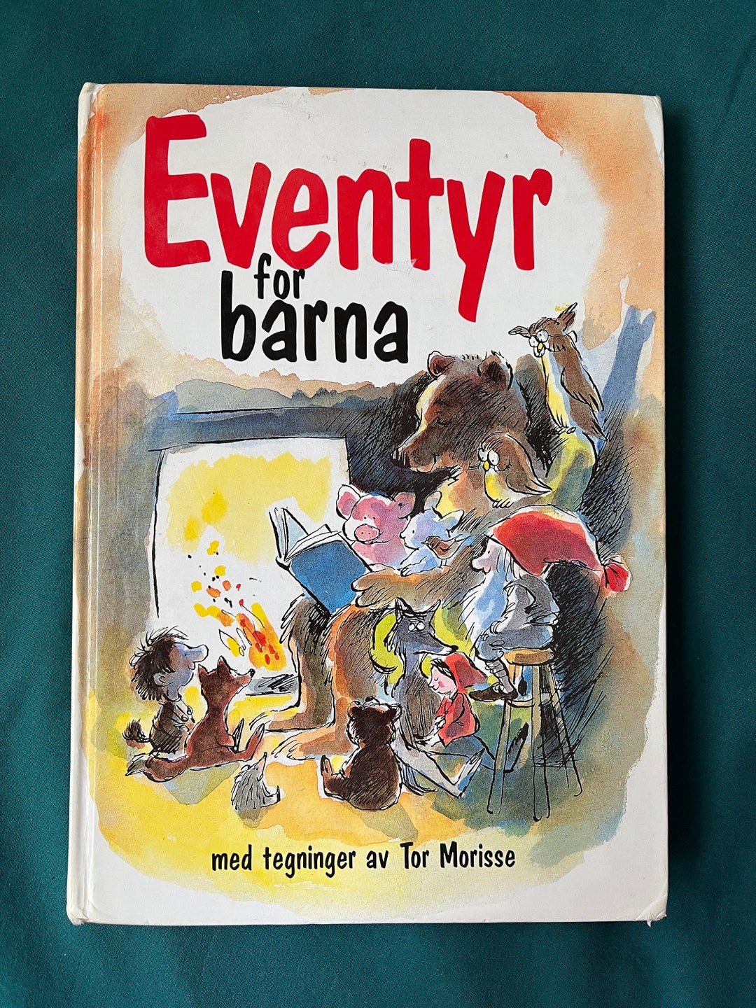 1998 Norwegian Vintage Eventyr for Barna Children Book Fairy Tales ...
