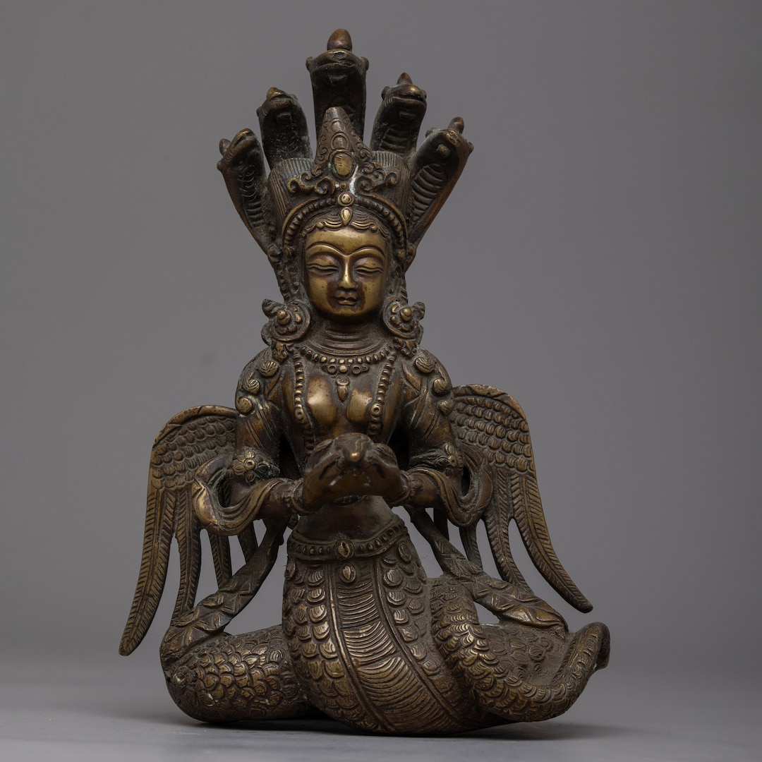 Divine Naga Kanya Statue | Symbol of Protection and Prosperity ...