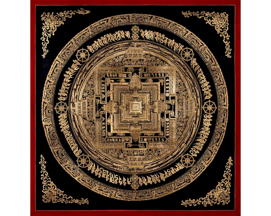 Buy Kalachakra Mandala Digital Prints | Wheel of Time Mandala for ...