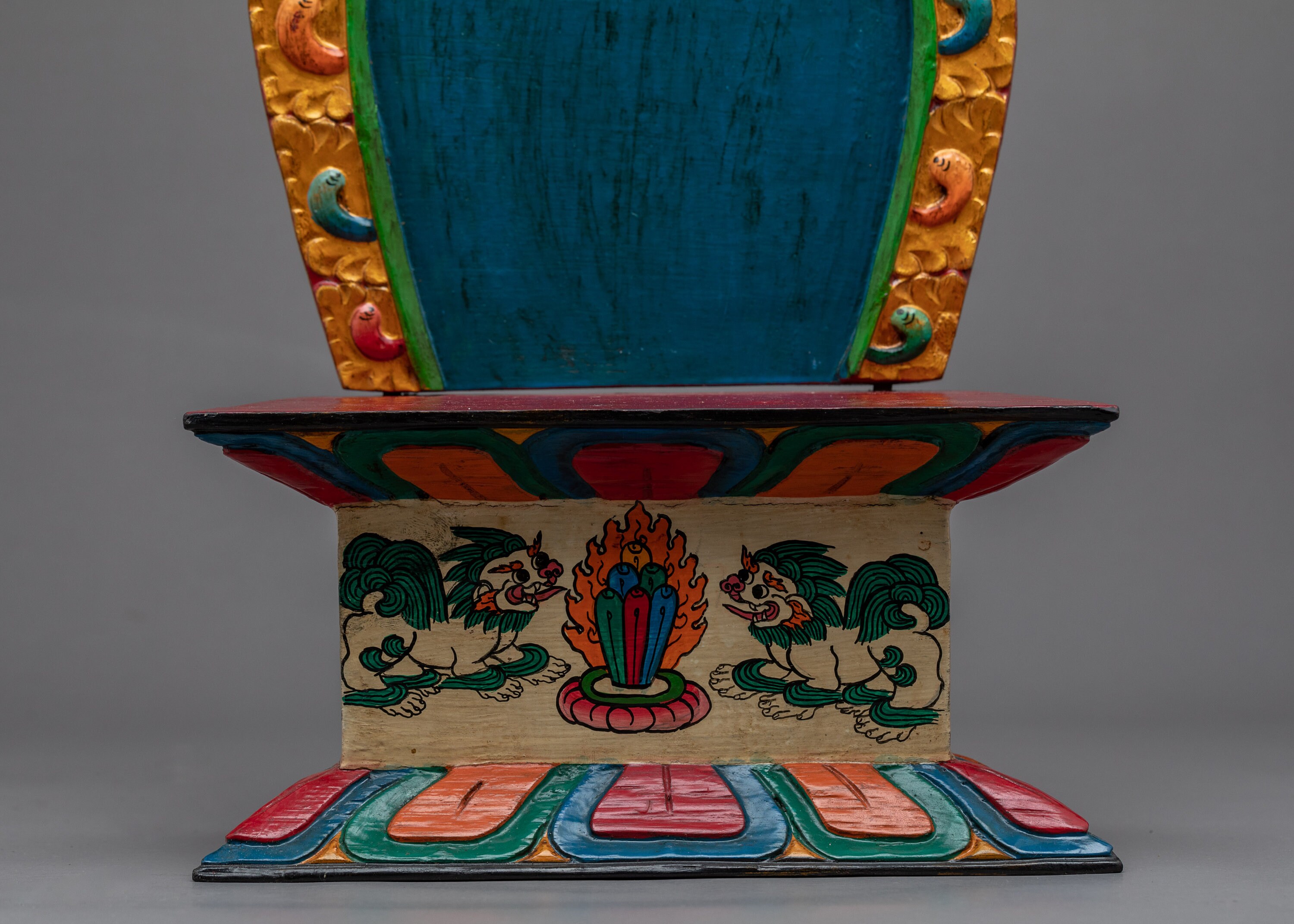 Wooden Altar Throne Altar Deco Tibetan Wooden Throne Spiritual ...