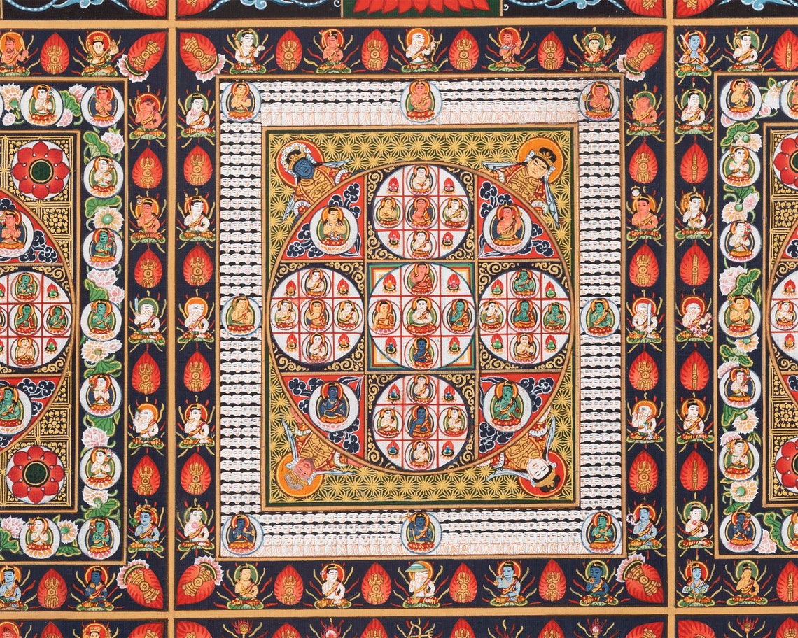 Giclee Print of Masterpiece Ryoukai Set Mandala | Art Print ...