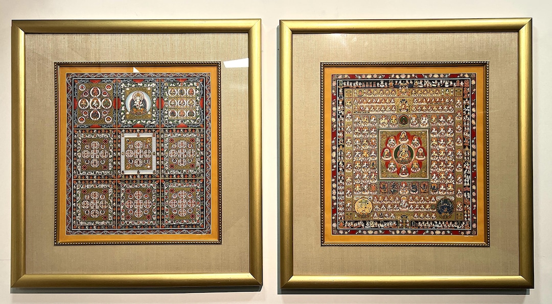 Mandala Thangka Ryoukai original pintado a mano / Estilo japonés raro ...