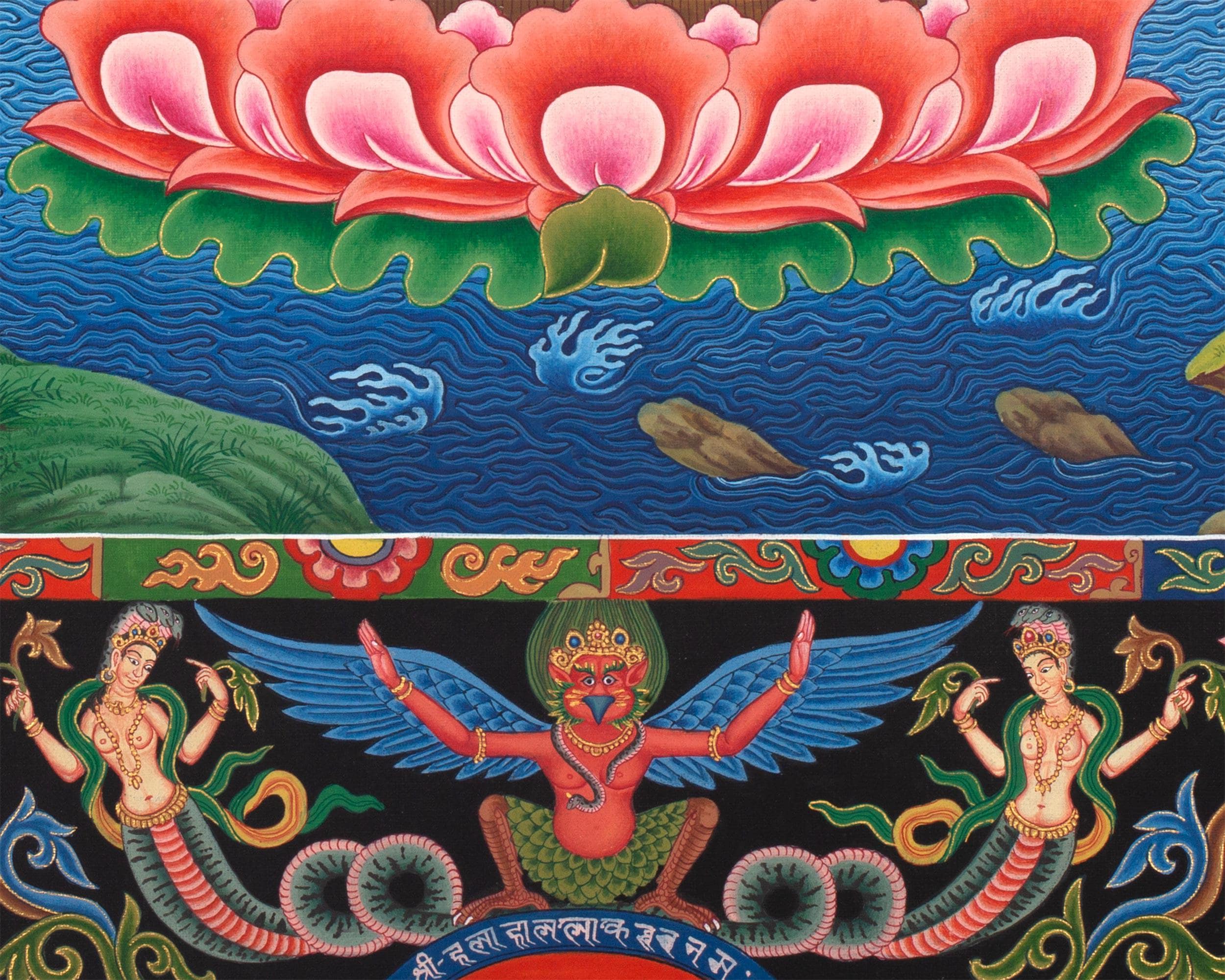 Paubha Painting of Boddhisattva Avalokiteshvara | Ancient Art Style ...