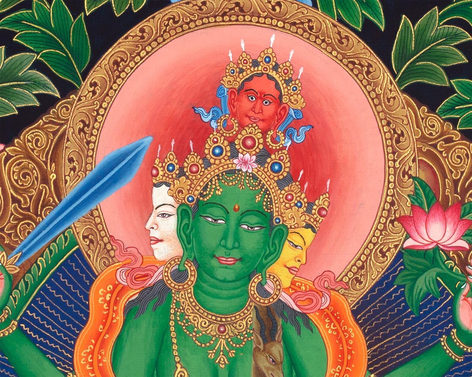 Paubha Painting of Boddhisattva Avalokiteshvara | Ancient Art Style ...