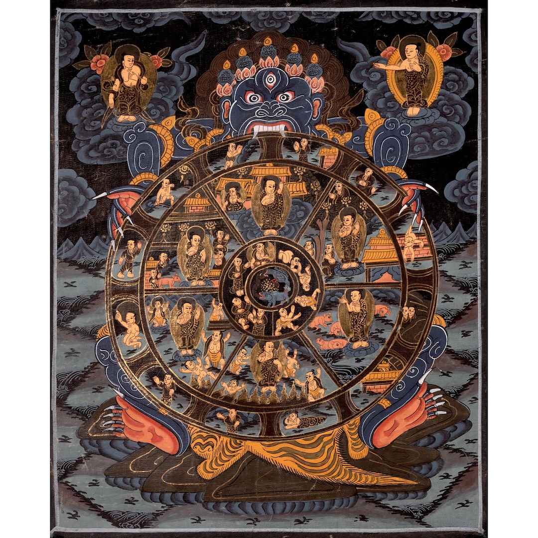 Wheel of Life | Bhavachakra | Yama (lord of God) | Cycle of Samsara ...
