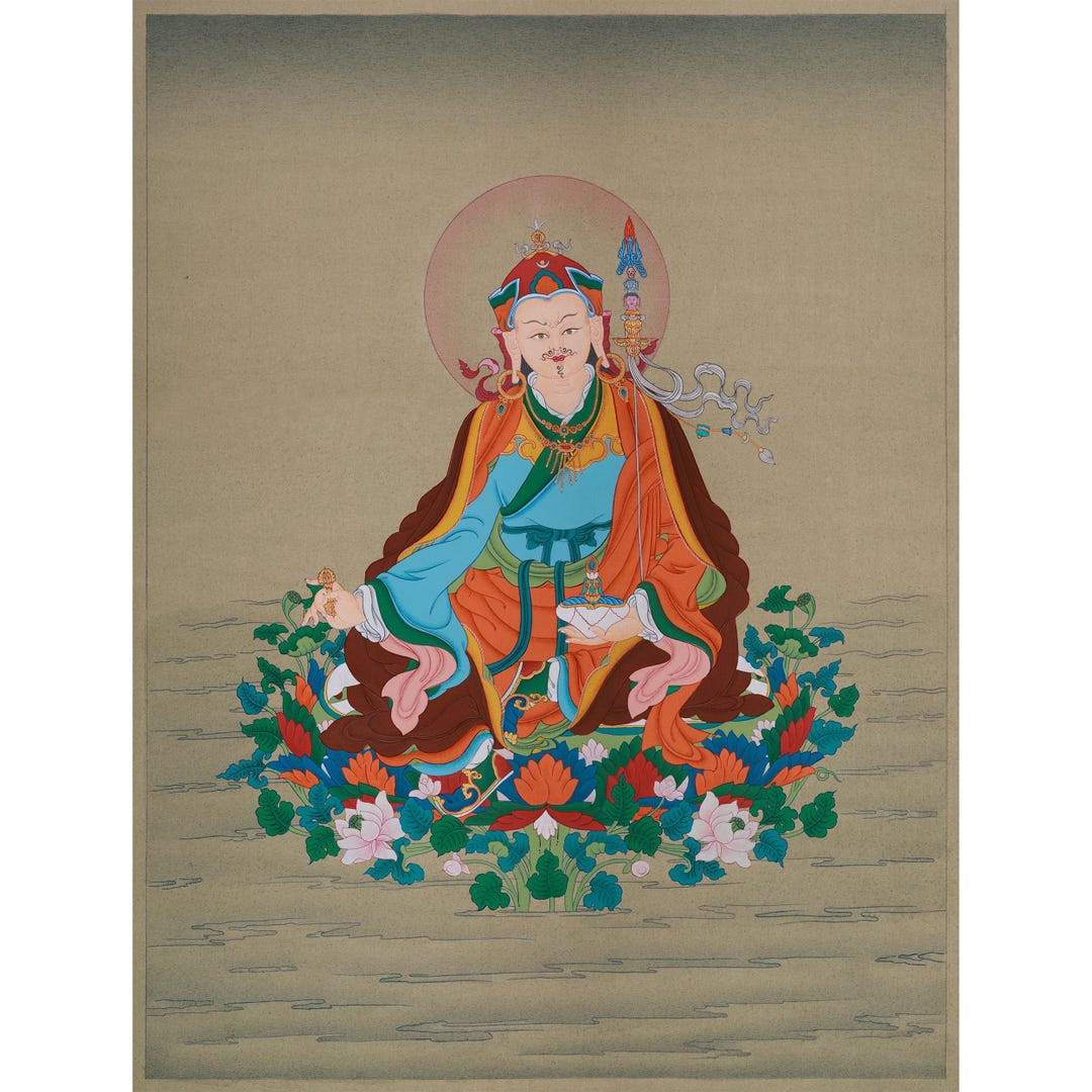 Precious Master, Guru Rinpoche Thangka | Guru Padmasambhava Painting ...