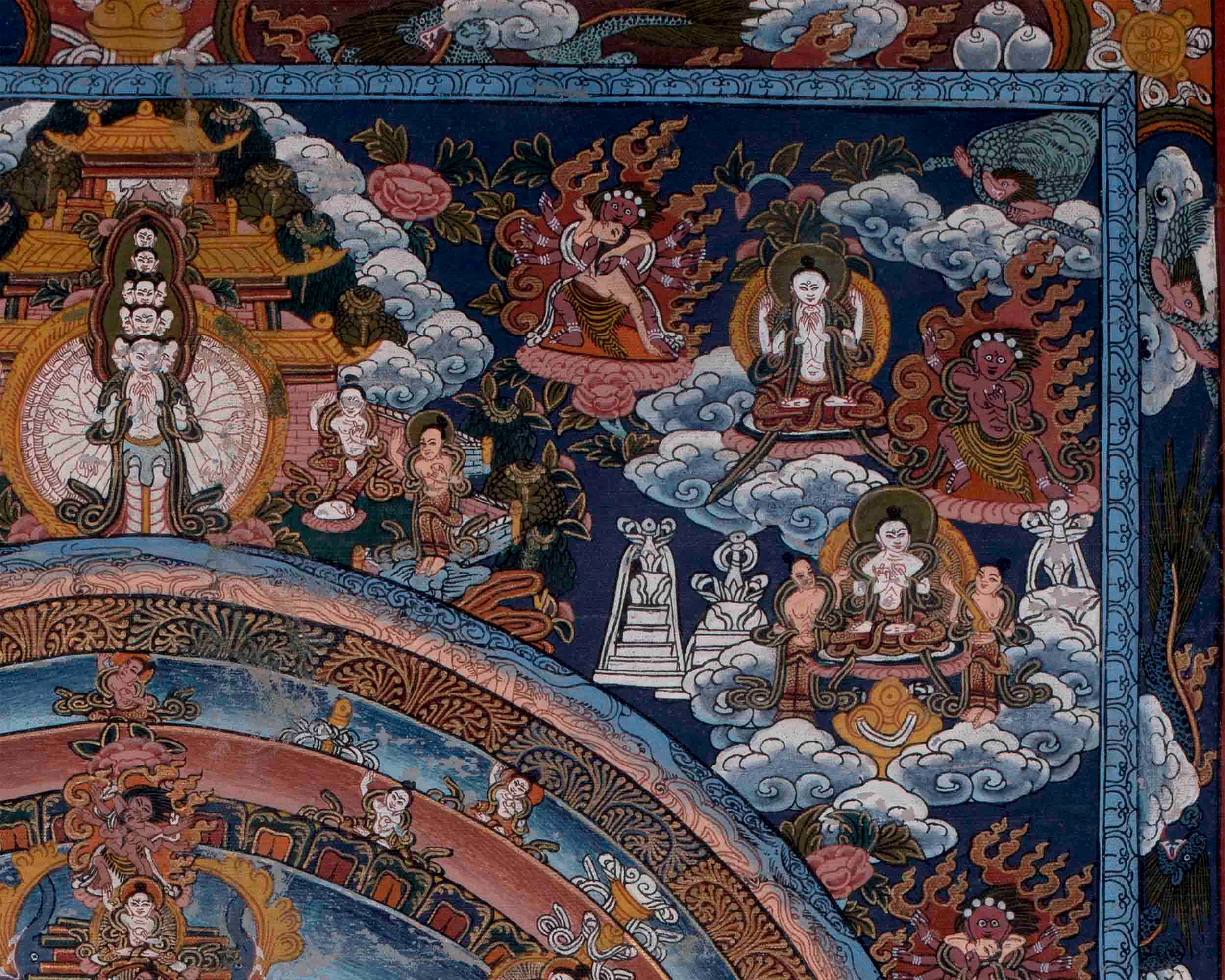 Rare Hand-painted Queen Maya Devi Mandala Buddhist Art - Etsy