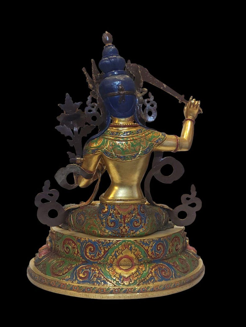 Transformation Deity Manjushri Art | Handcrafted Manjushri Statue With ...