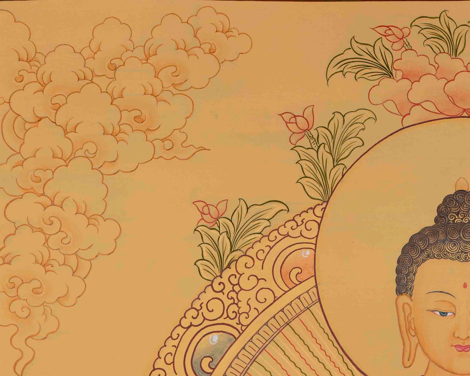 Shakyamuni Buddha Thangka Gautama Buddha Tibetan Buddhist Art ...