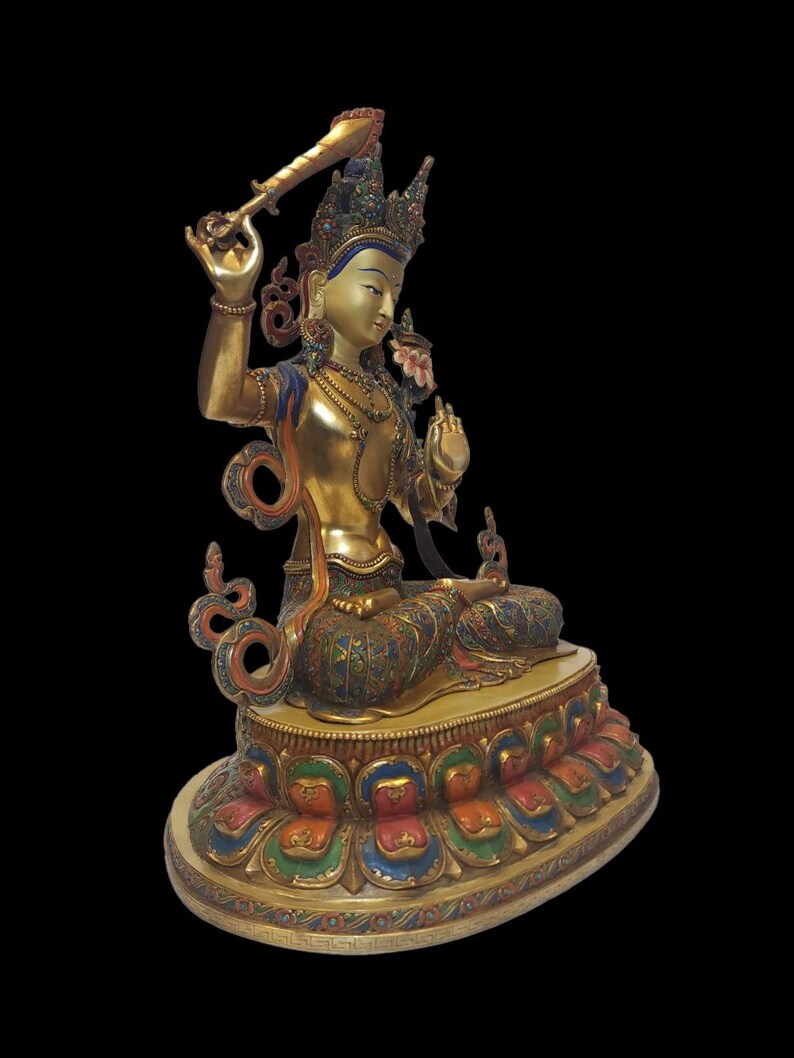 Transformation Deity Manjushri Art | Handcrafted Manjushri Statue With ...