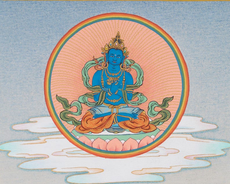Buddhist Sakya Masters Thangka Print | Tibetan Buddhist Art of Founding ...