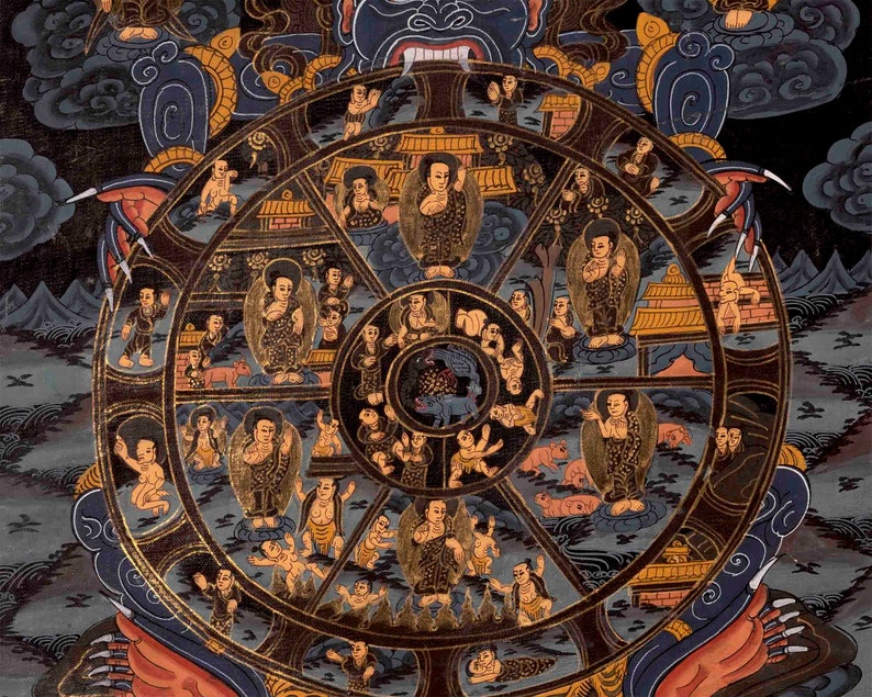 Wheel of Life | Bhavachakra | Yama (lord of God) | Cycle of Samsara ...