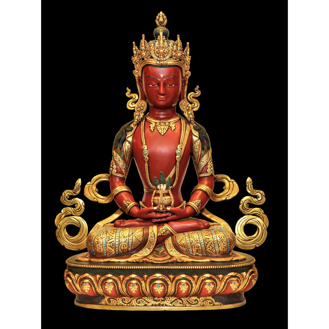 Spiritual Vitality Amitayus Statue | Longevity Symbol | the Deity of ...