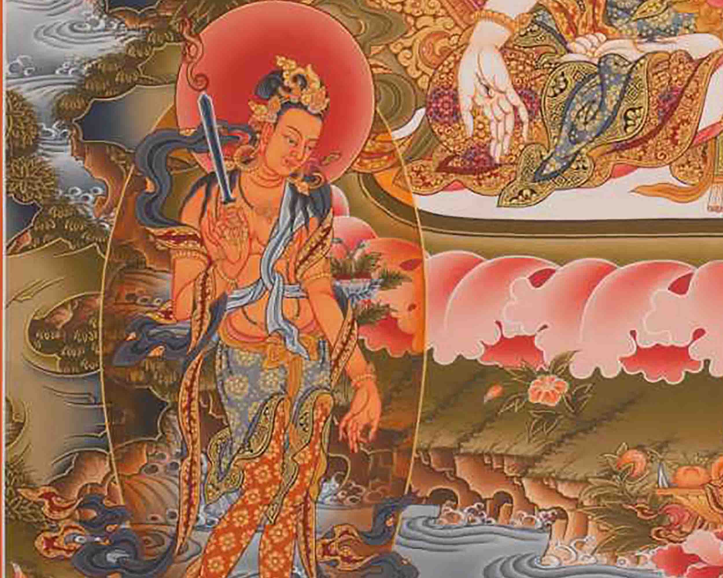 White Tara Thangka Tibetan Dolkar Bodhisattva of Long Life - Etsy