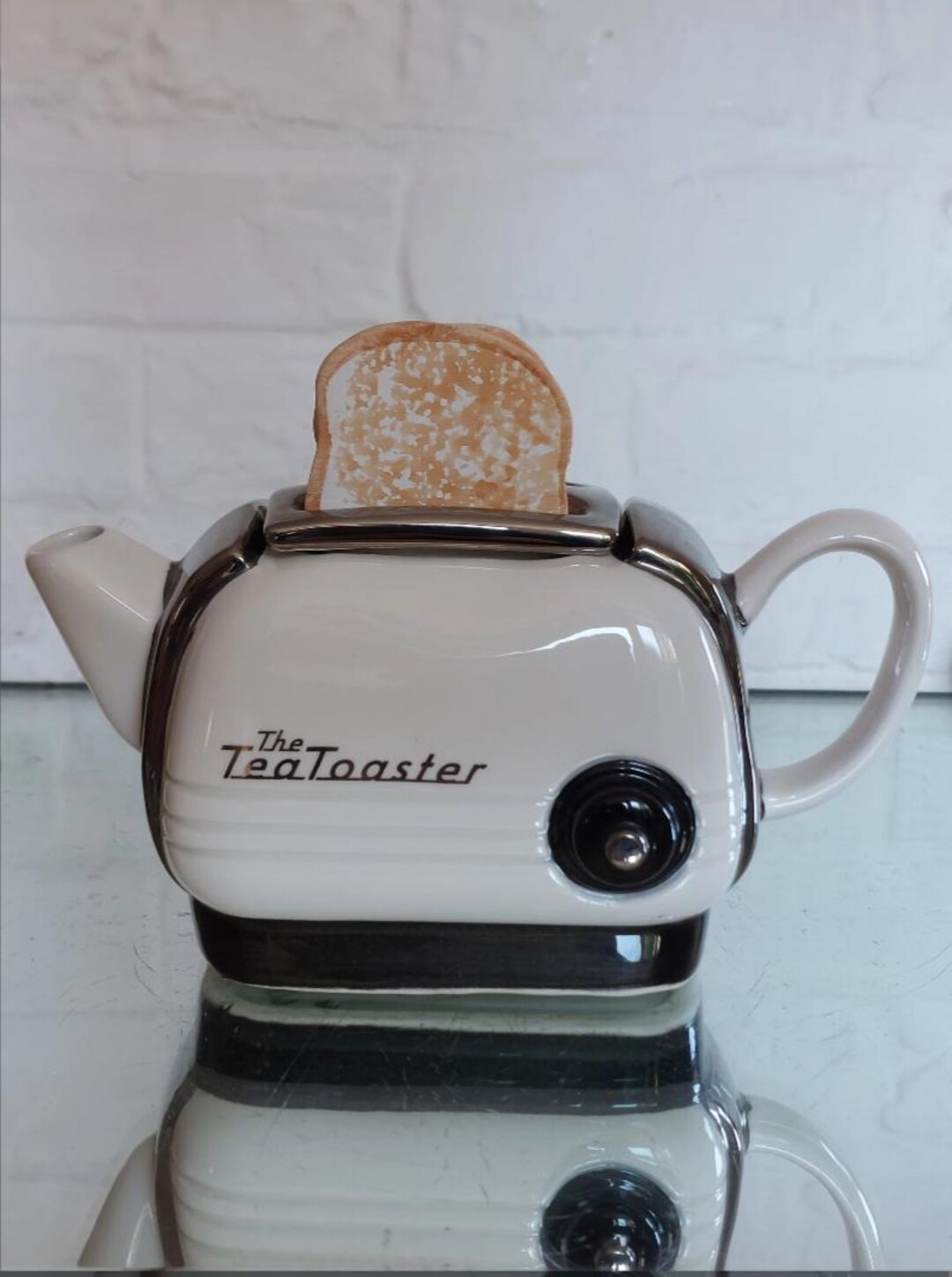 Rare Swinside Teapottery "the Tea Toaster" Small Novelty Teapot - Etsy