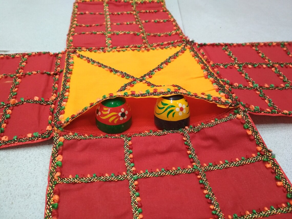 Ancient Indian Indoor Game/ Pachisi/ Chaupar/ Chausar/ Board | Etsy