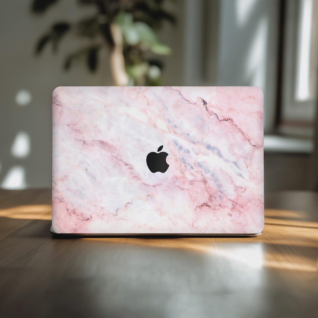 Marble MacBook 2024 M4 Pink Pastel Skin Mac Book Pro 16 Decal Girly ...