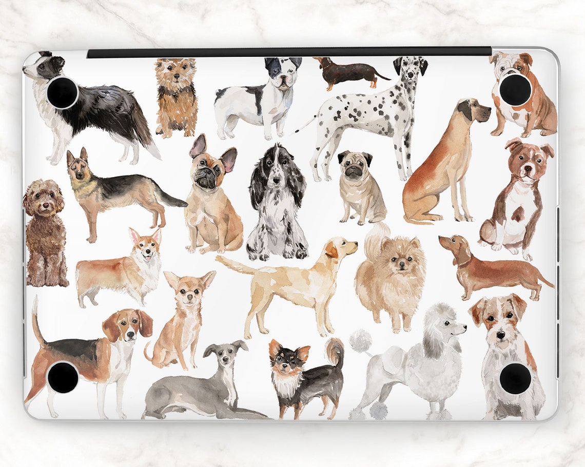 Dog Breeds 2019 Macbook Pro 16 Pets Owner Gift Mac Air 13 | Etsy