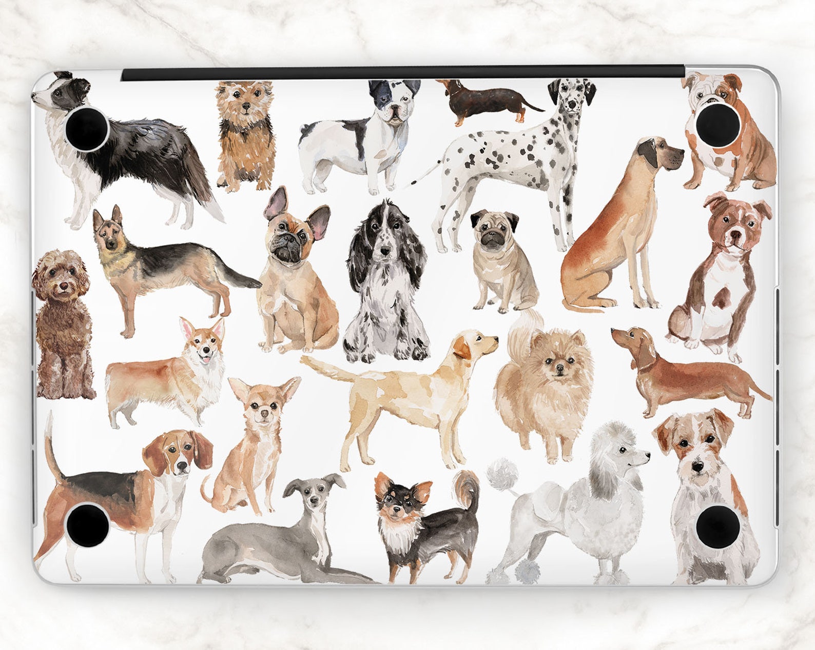 Dog Breeds 2019 Macbook Pro 16 Pets Owner Gift Mac Air 13 | Etsy
