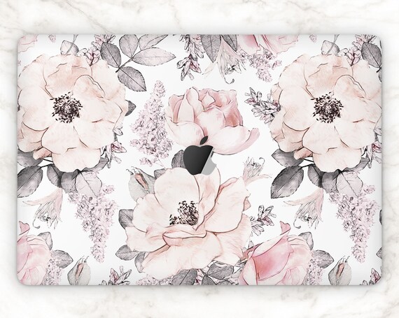 Floral Macbook Cover Mac Air 13 2021 Anemone Flower Macbook 15 - Etsy