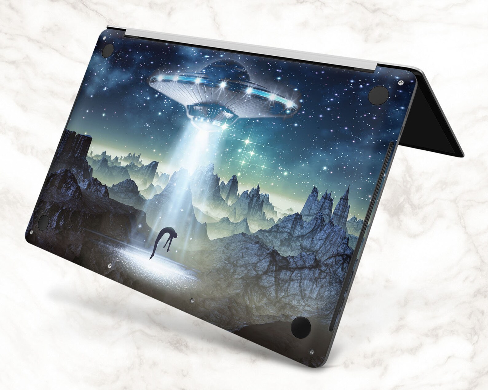 Ufo Laptop Decal Mac Pro 15 Skin Alien Abduction Macbook Air - Etsy