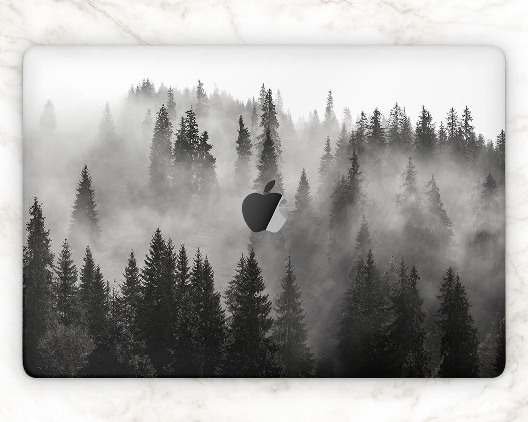 Forest MacBook Decal MacBook Air 13 Skin Foggy Landscape 2021 Mac Pro ...