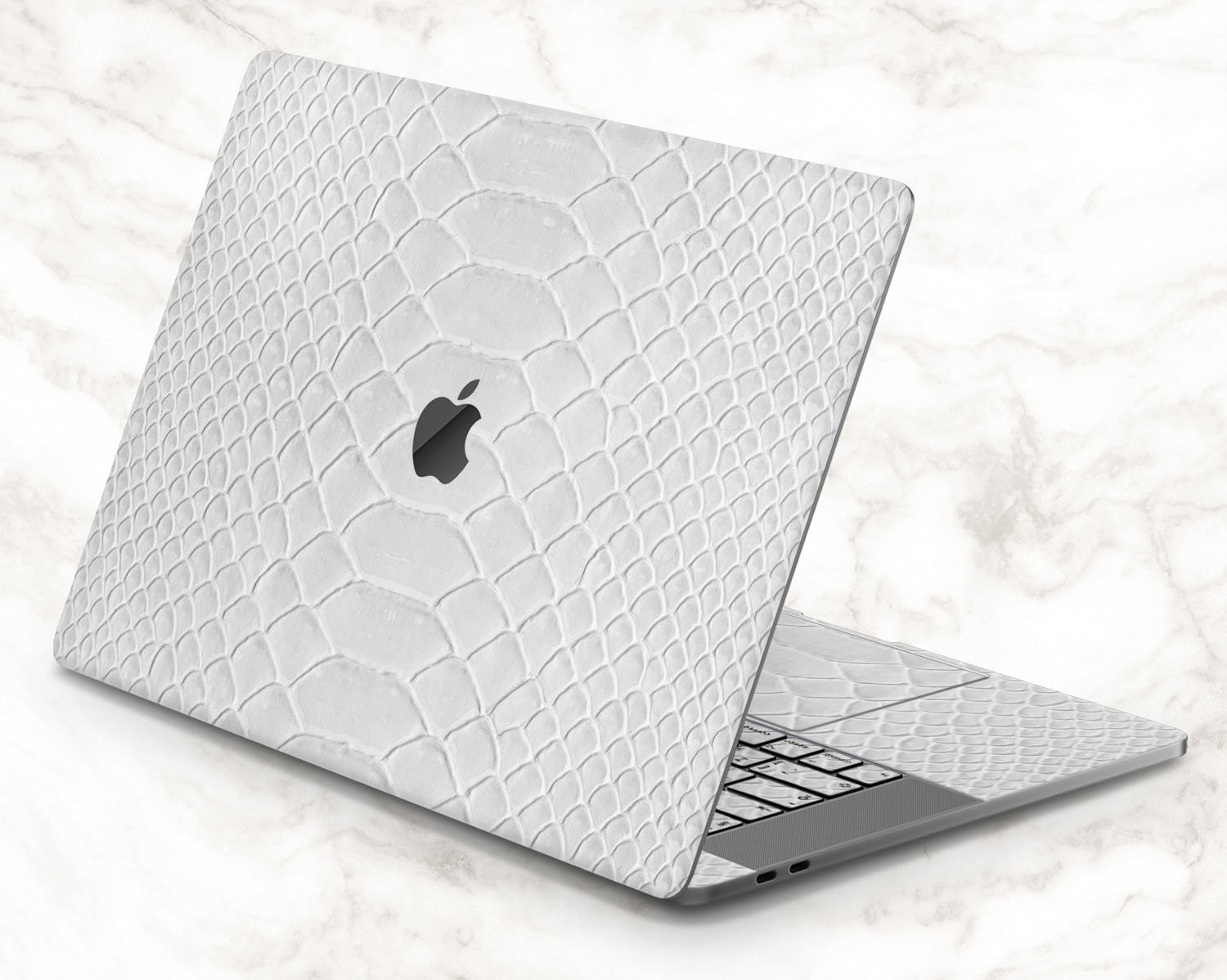 White Macbook Skin Macbook 2019 Decal Snakeskin Macbook Pro 16 - Etsy