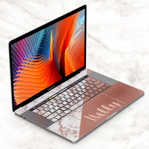 Custom MacBook Skin 15 Inch Laptop Cover Mac Marble Decal 16 MacBook ...