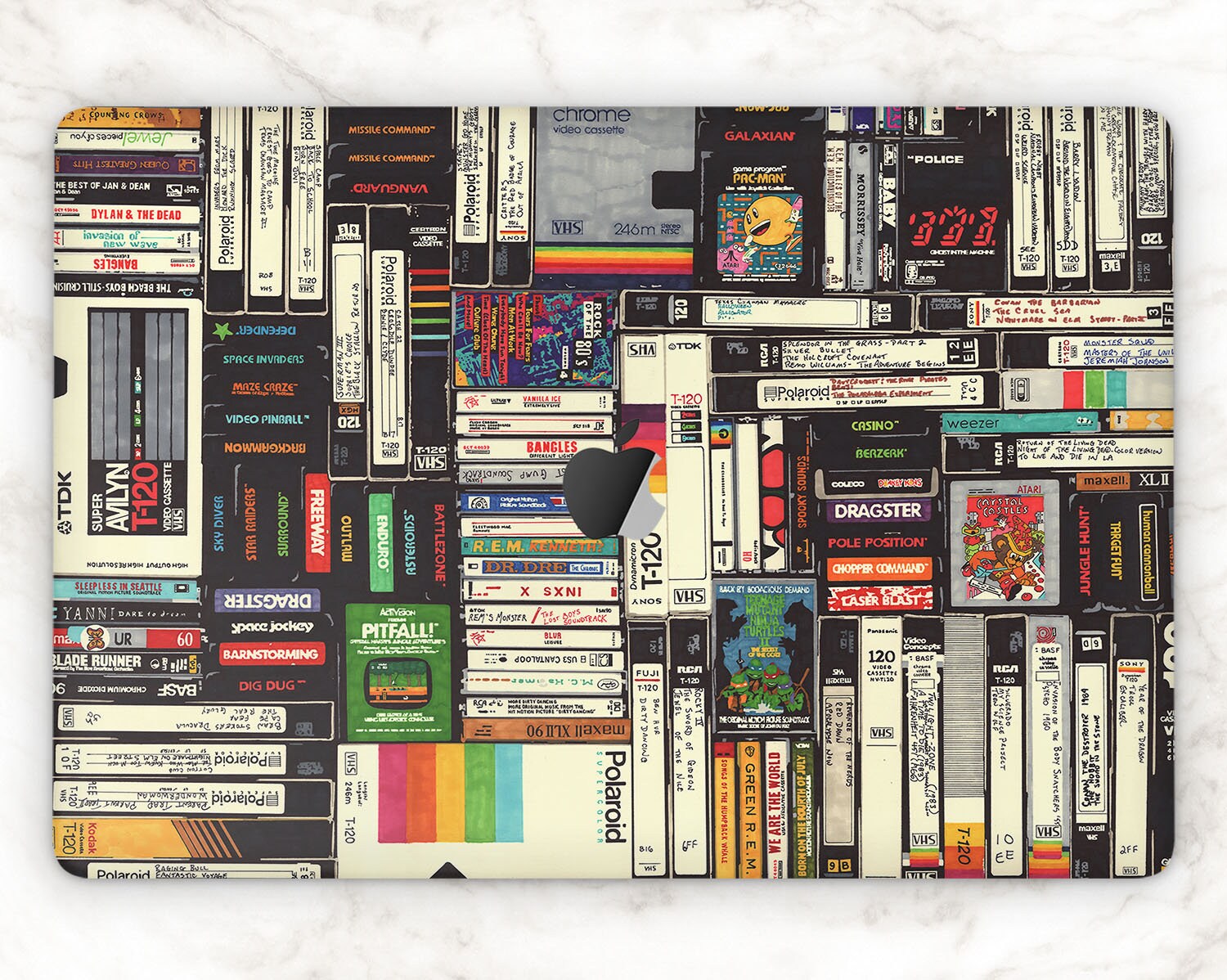 Retro Laptop Decal Mac Pro 15 Skin Tape Cassette Macbook Air - Etsy