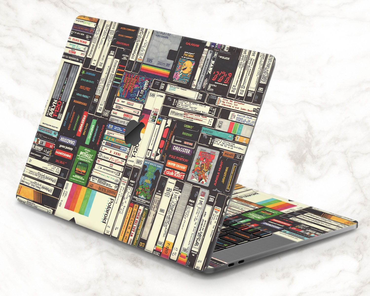 Retro Laptop Decal Mac Pro 15 Skin Tape Cassette Macbook Air - Etsy