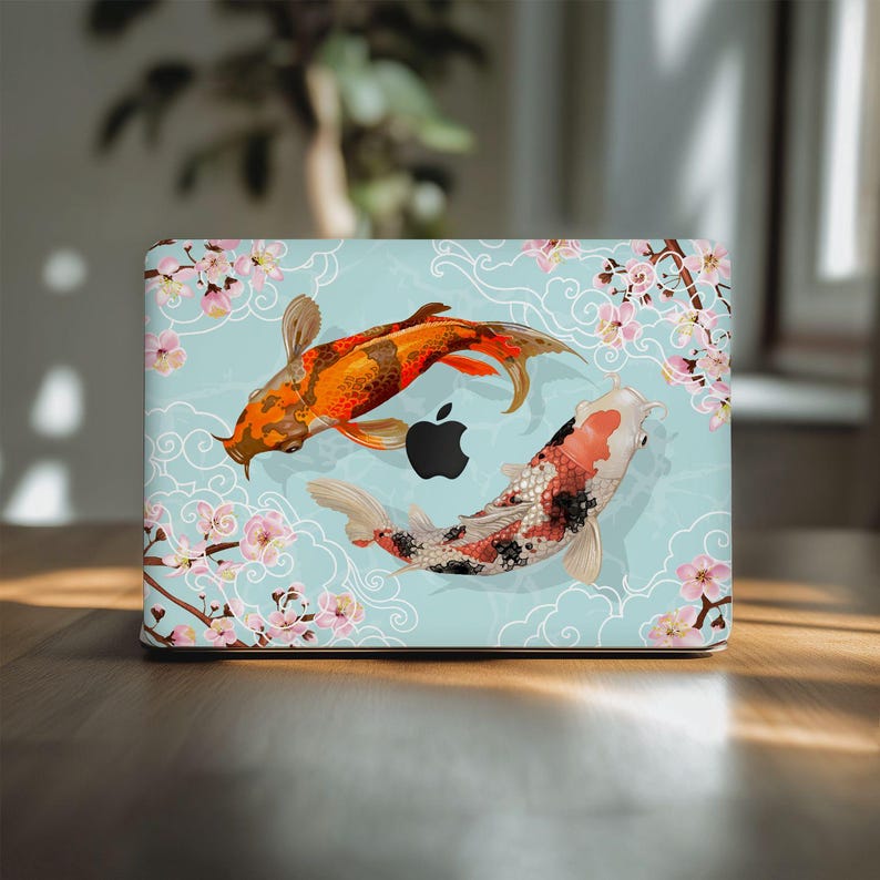 Yin Yang Koi Fish MacBook Skin Air 13 Inch Pro 14 15 16 " M4 M3 M2 ...