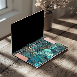 Crystal MacBook Skin Mac 15 Inch Decal Labradorite Stone Decorated ...