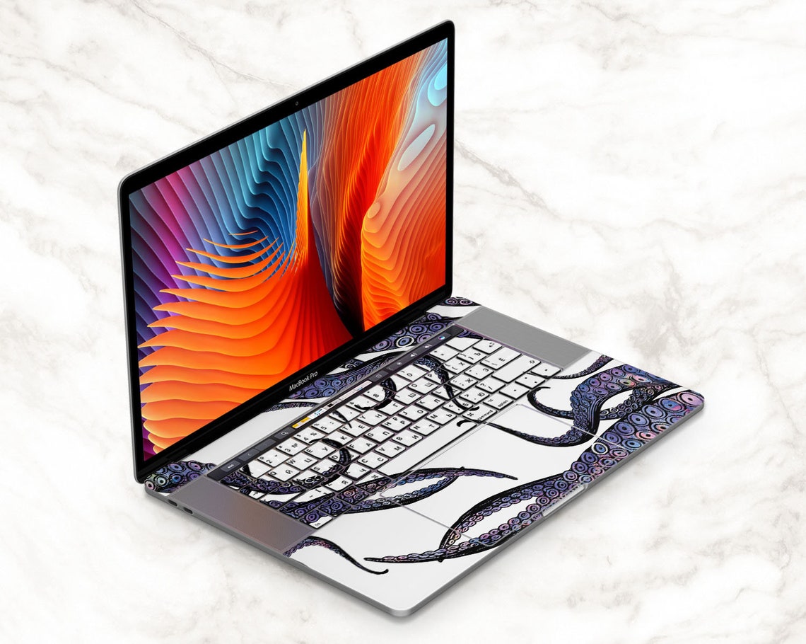 Octopus tentacles macbook pro 13 cover Ocean animal macbook | Etsy