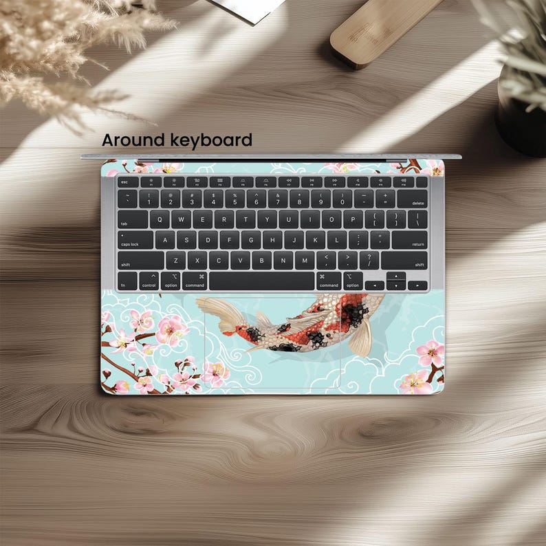 Yin Yang Koi Fish MacBook Skin Air 13 Inch Pro 14 15 16 " M4 M3 M2 ...
