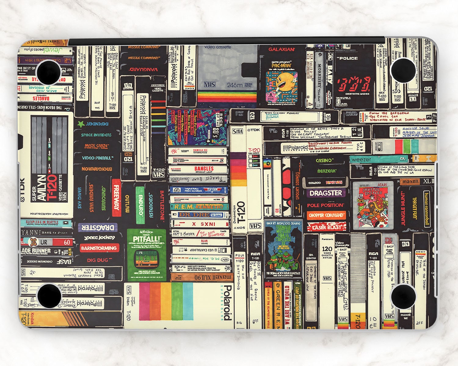 Retro Laptop Decal Mac Pro 15 Skin Tape Cassette Macbook Air - Etsy