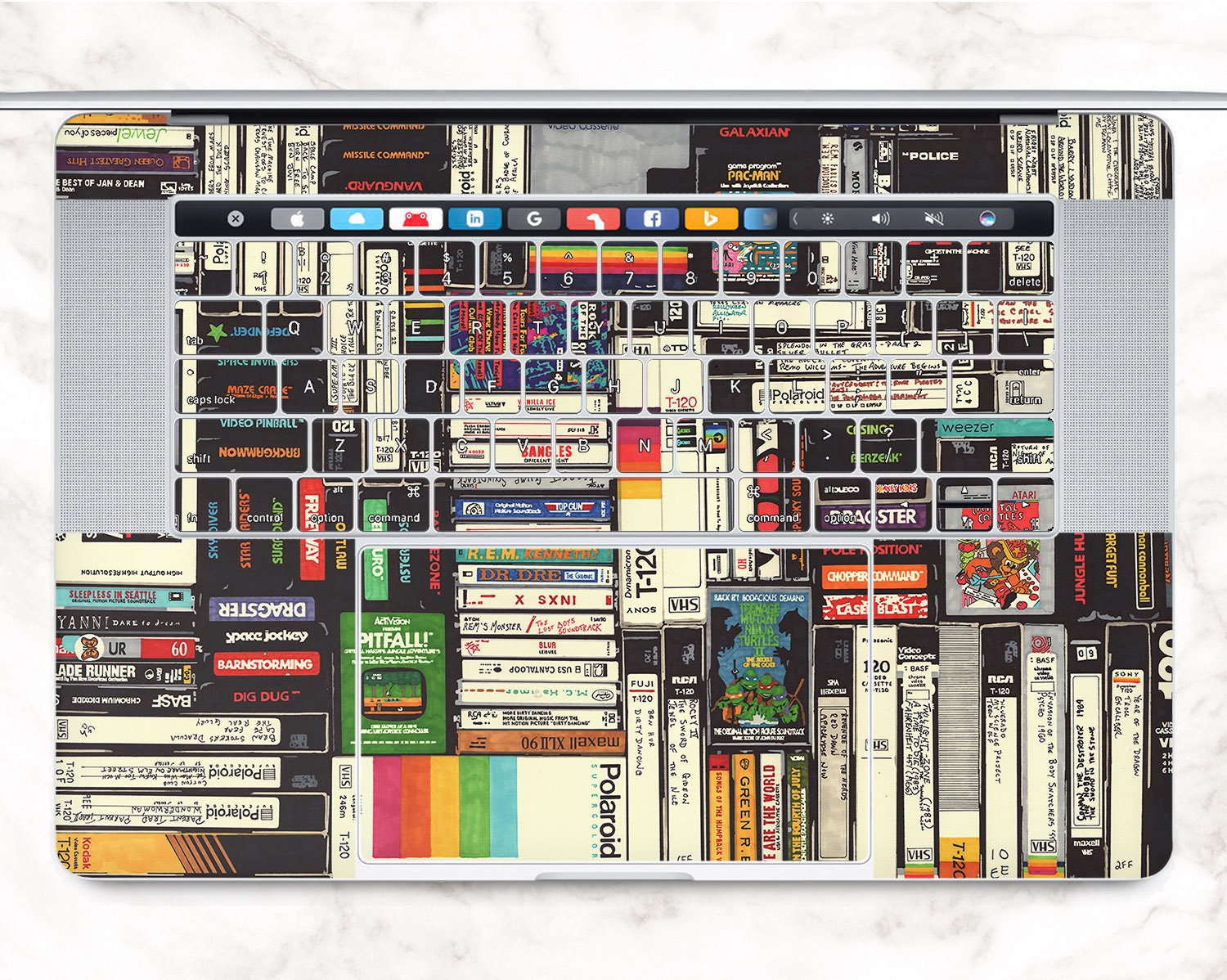 Retro Laptop Decal Mac Pro 15 Skin Tape Cassette Macbook Air - Etsy