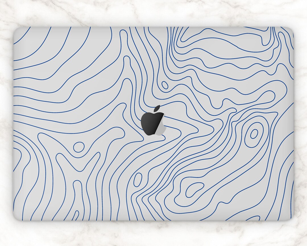 Abstract MacBook Mac 15 Inch Decal Lines Art Print Mac Air 13 Skin 2019 ...