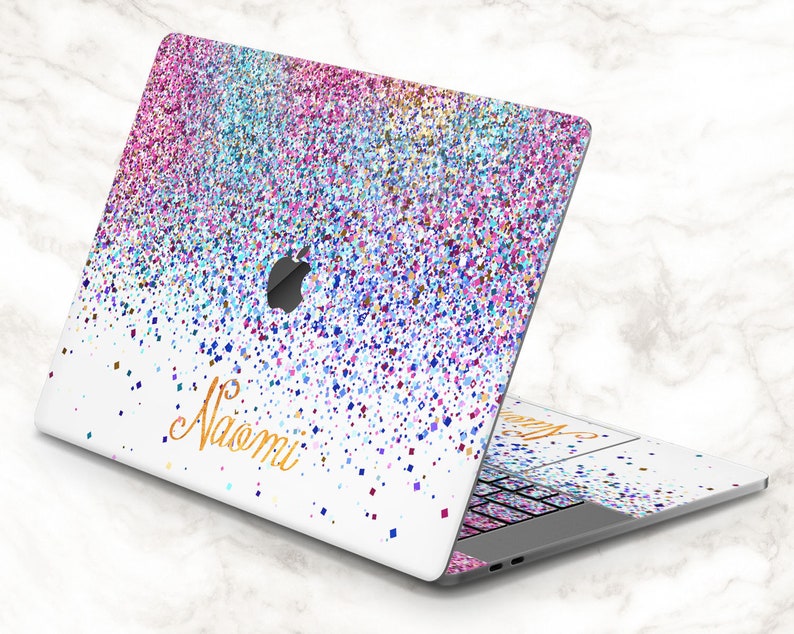 Custom Laptop Decal Macbook Air 13 Sticker Confetti Mac Book - Etsy