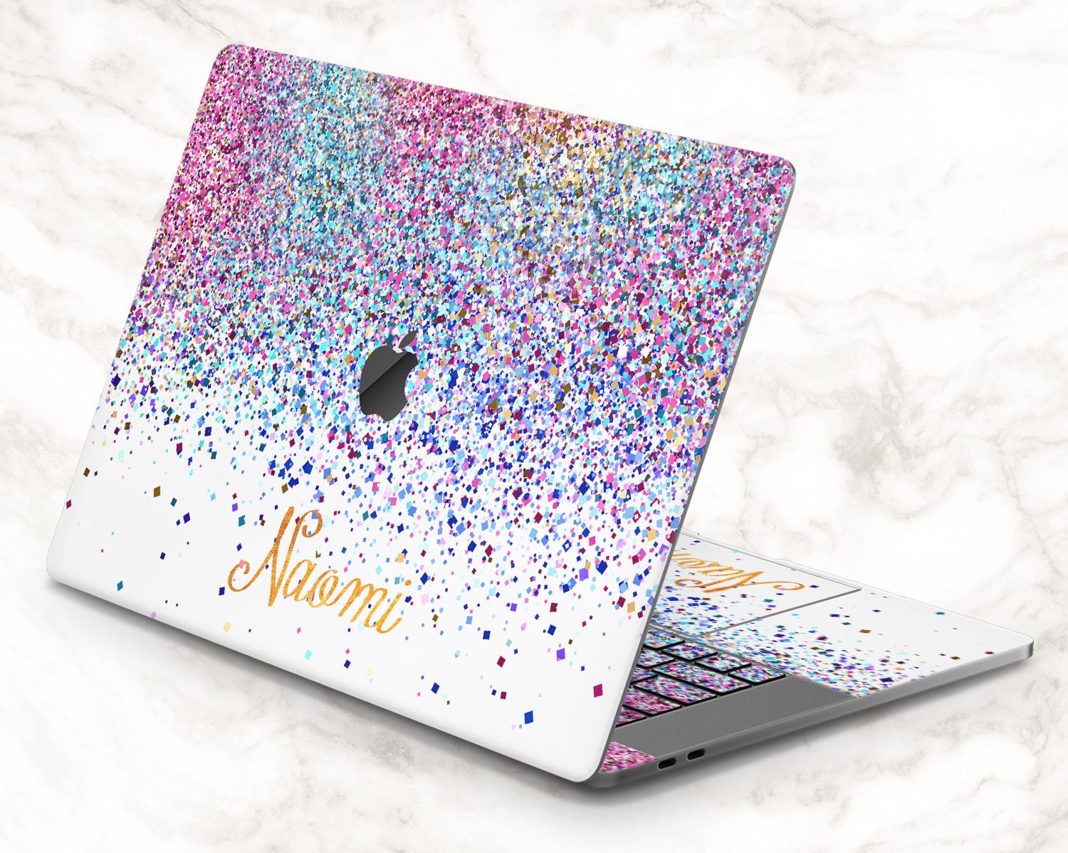 Custom Laptop Decal Macbook Air 13 Sticker Confetti Mac Book - Etsy