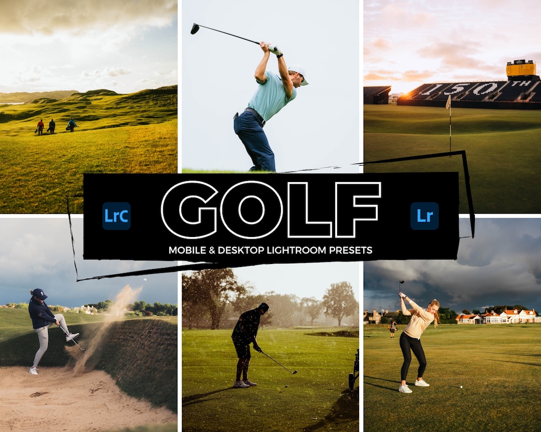 Golf Lightroom Presets | Mobile and Desktop Lightroom Presets for Photo ...