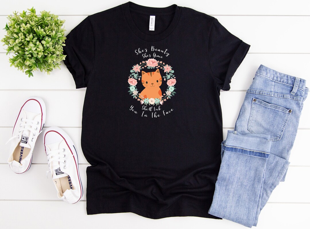 Funny Cat Shirt, Women Men, Cat Lover Gift, Crazy Cat Lady, Cat T-shirt ...