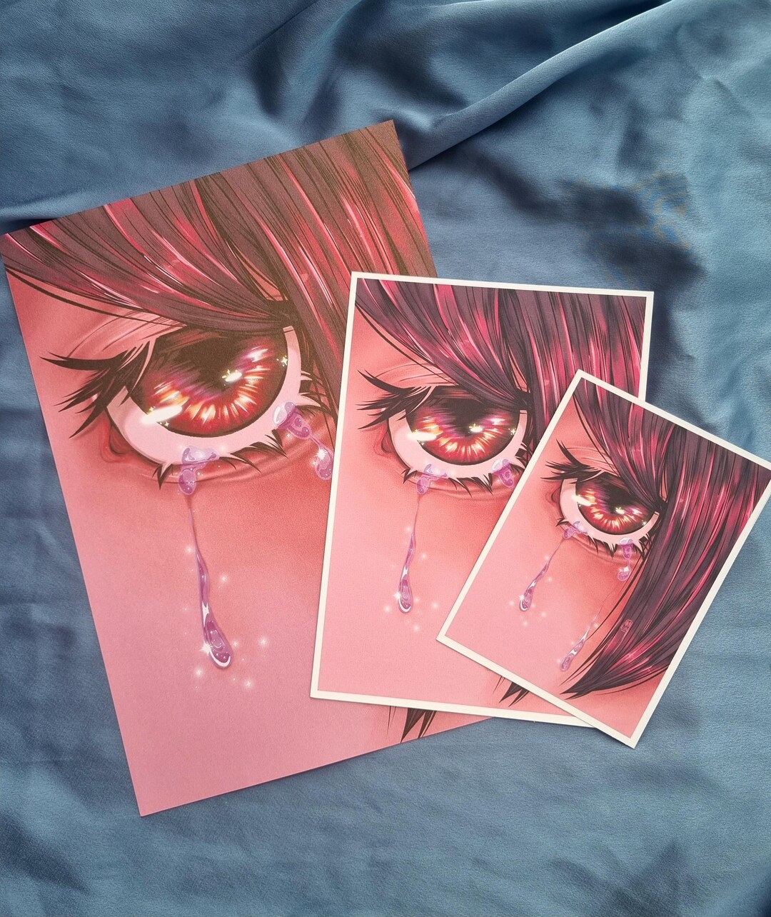 Illustration Print Tears - Etsy