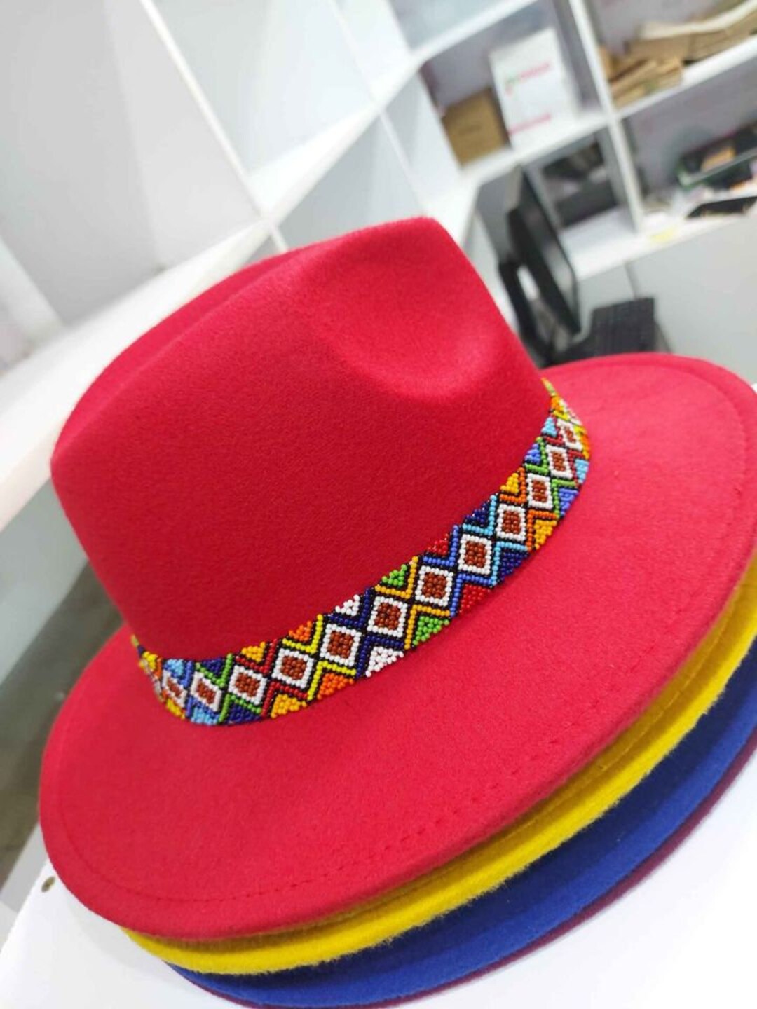Wholesale Zulu Beaded Fedora Hat |fedora Fashion| Summer Hats| Zulu ...