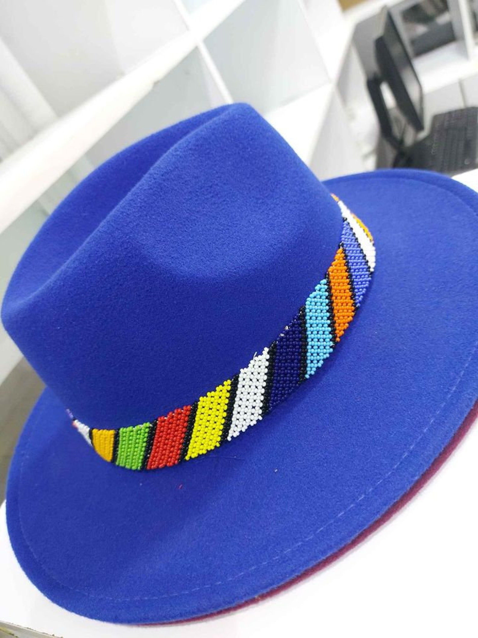 Wholesale Zulu Beaded Fedora Hat |fedora Fashion| Summer Hats| Zulu ...
