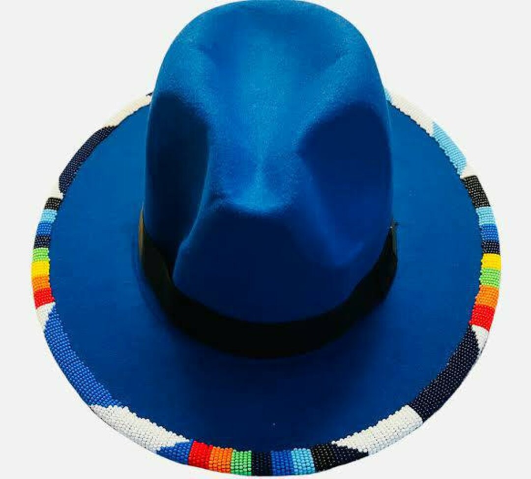 Beaded Fedora Hat fedora Fashion Summer Hats Colorful Fedoras Beaded ...