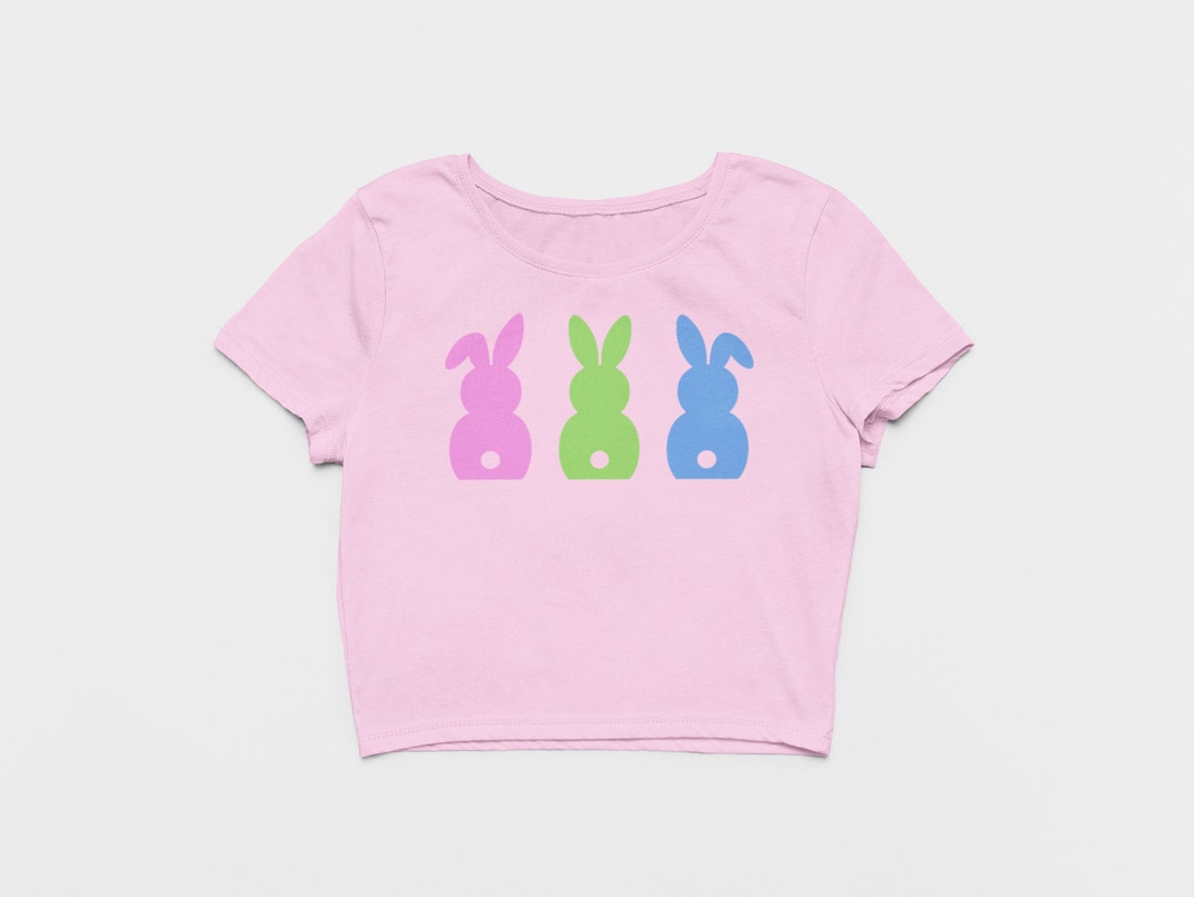 Easter Shirt Easter Crop Top, Easter Peeps Crop Top, Easter Bunny Crop ...