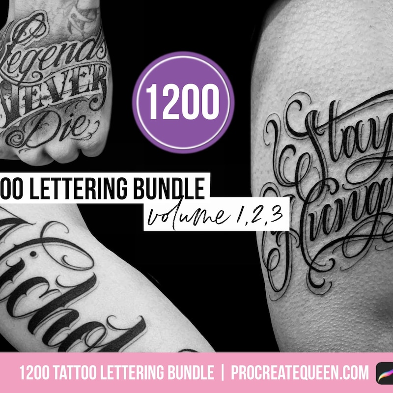 Tattoo Lettering - Etsy