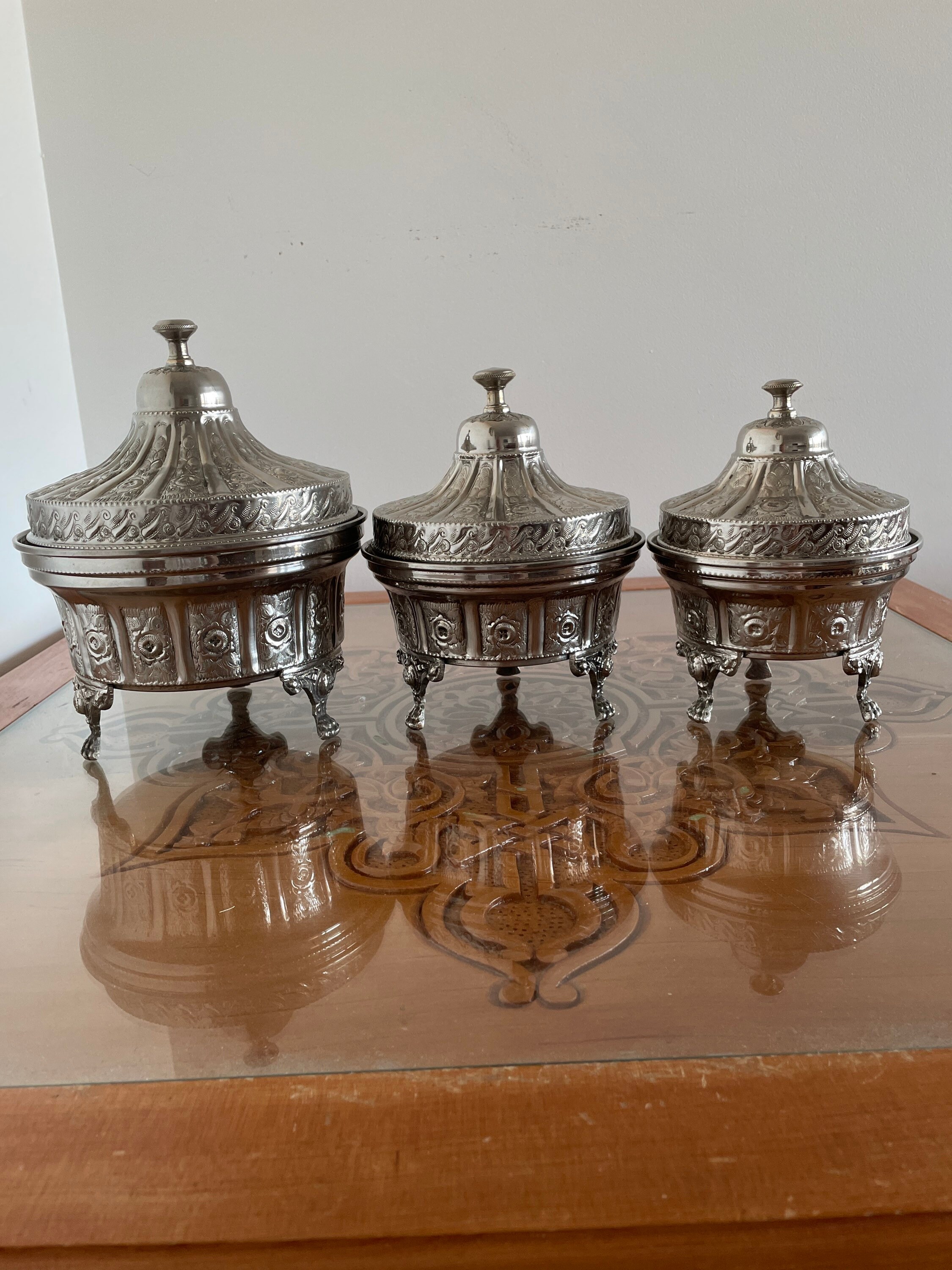 Metal Morrocan Basket - Etsy