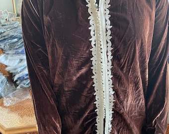 Velvet Moroccan Jacket - Etsy